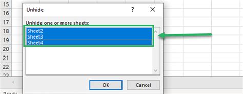 How To Unhide Sheets In Excel Step By Step Unhide Tabs