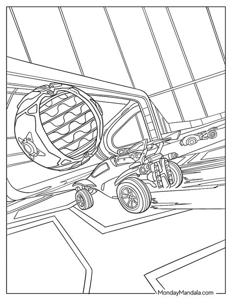 20 Rocket League Coloring Pages Free Pdf Printables
