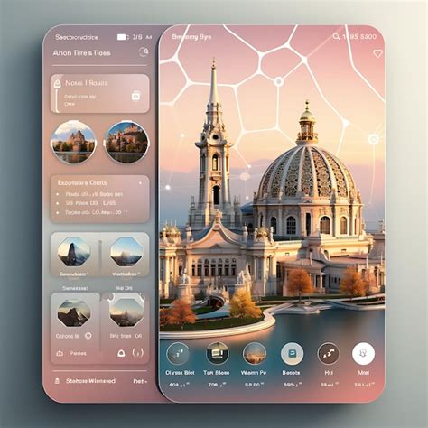 Premium Ai Image Mobile App Design Of Architecture Architectural