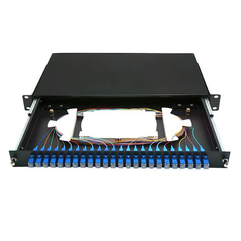 19 Inch Slide Fiber Optic Patch Panel 24 Core 24 Core Patch Panel And