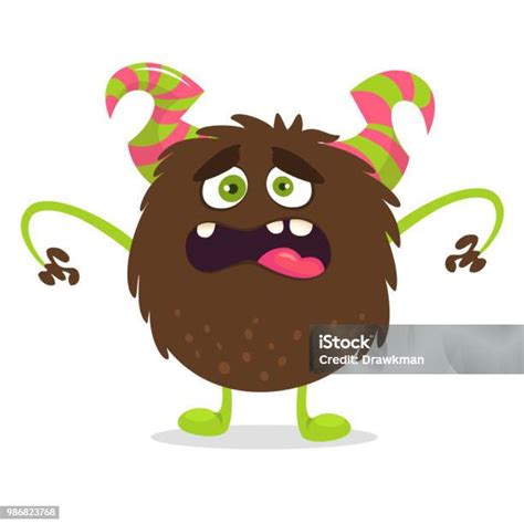 무서운 만화 괴물 트롤 괴물 또는 고 블 린 할로윈 검은 괴물 그림을 벡터 만화 괴물의 큰 세트 갈고리 발톱에 대한 스톡 벡터 아트 및 기타 이미지 Istock