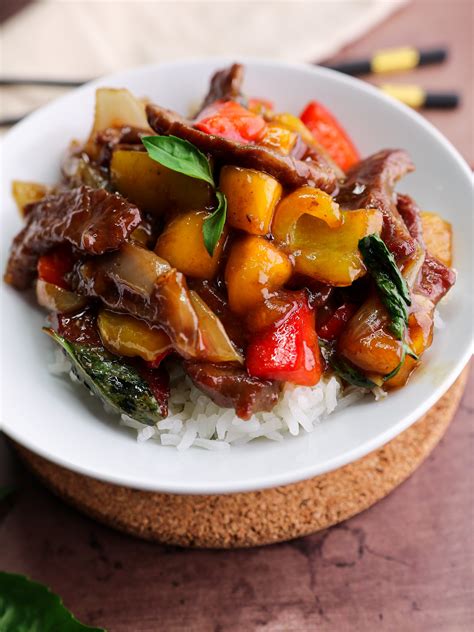 Crispy Mango Beef Stir Fry Bowls Cookwithci