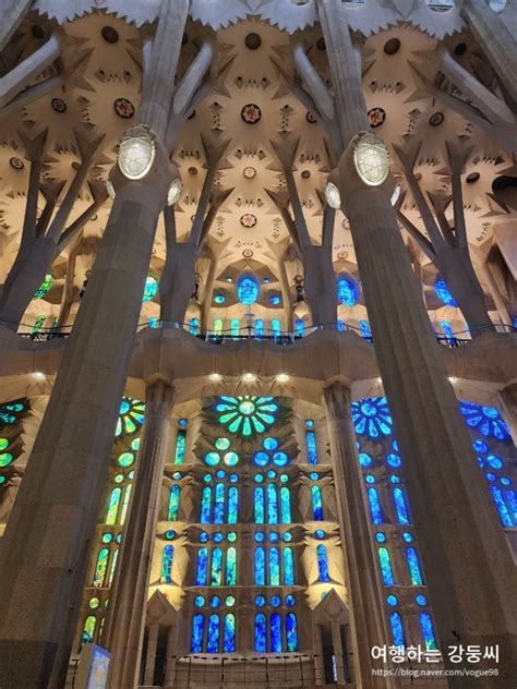 바르셀로나 가우디투어 사그라다 파밀리아 성당성 가족 성당 내부 입장 네이버 블로그