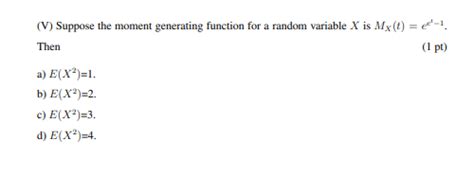 Solved Problem 4 Multiple Choice For Each Problem One And