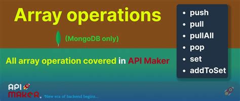 🚀 Array Operations Api In Api Maker Dev Community