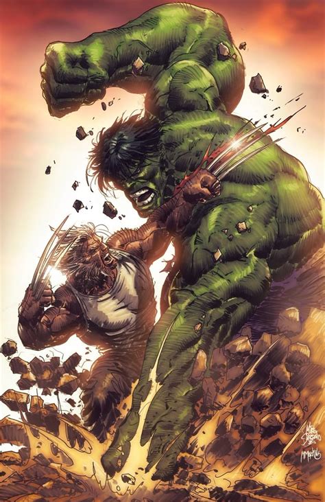 Wolverine Vs Hulk Marcos Martins Golpe De Hulk Hulk Dibujo