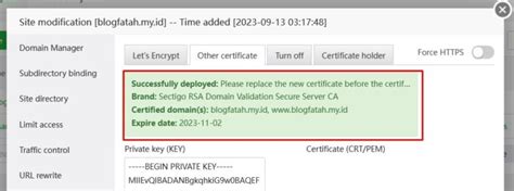 Cara Install Ssl Di Aapanel Rumahweb Journal