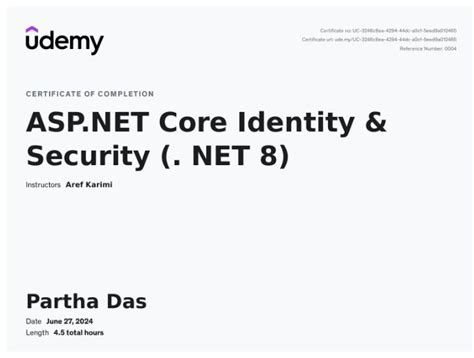 Partha Pratim Das On Linkedin Im Happy To Share That Ive Obtained A New Certification Asp
