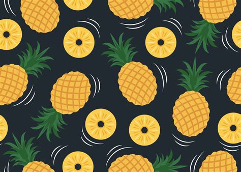 Pineapple Pattern 662055 Vector Art At Vecteezy