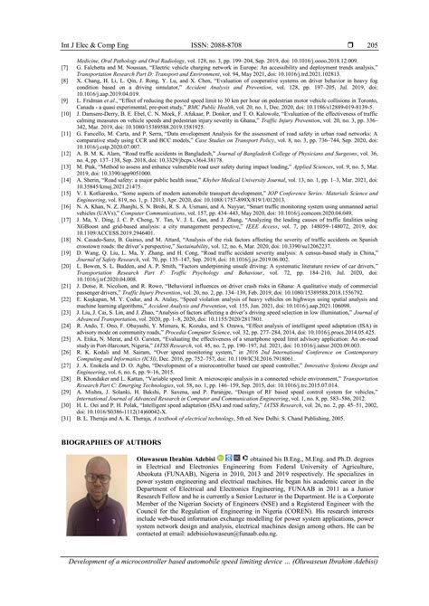 Development Of A Microcontroller Based Automobile Speed Limiting Device