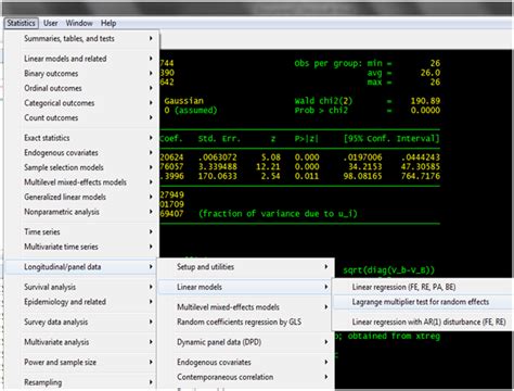 Tutorial How To Run Panel Data Analysis By Using Stata Compared To