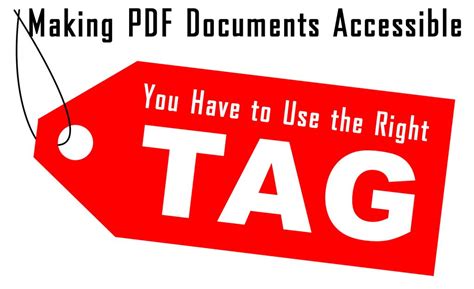 PDF Tags That Make Documents Accessible CDA Computer Tips