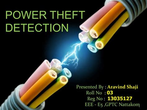 Power Theft Detection Using Iot Pptx