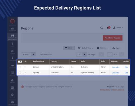 Magento 2 Multi Tenant Expected Delivery Marketplace Region Shipping Webkul