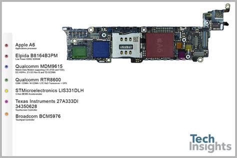 Apple Iphone 5 Teardown Techinsights