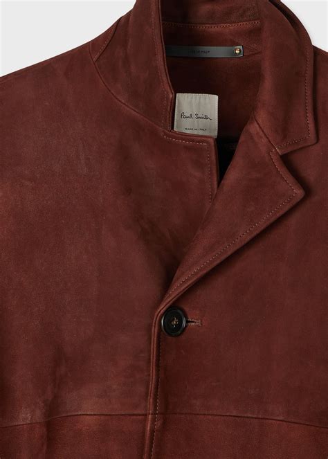 Mens Brown Nubuck Leather Jacket
