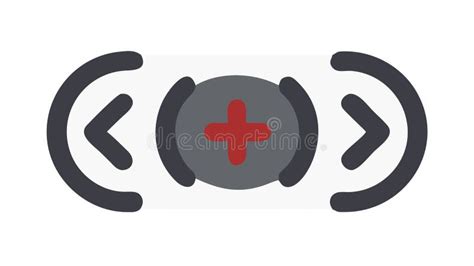 Detection Or Sensor Icon With Plus Symbol Vector Design Generative Ai Stock Vector