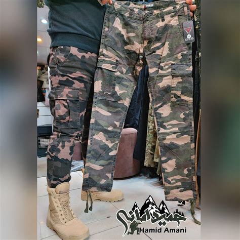 شلوار ۶ جیب پلنگی حمید امانی شاپ لوازم نظامی لوازم کمپ لوازم