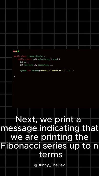 Print Fibonacci Series Without Recursion In Java 📊💻 Shorts Project Programming Youtube