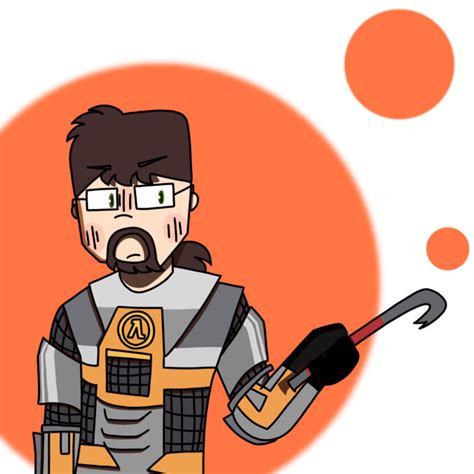 Gordon Freeman With His Epic Gamer Crowbar By Kadslicks On Deviantart