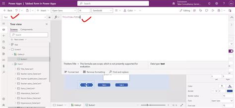 Tabbed Form In Canvas Powerapps Ashish Coder