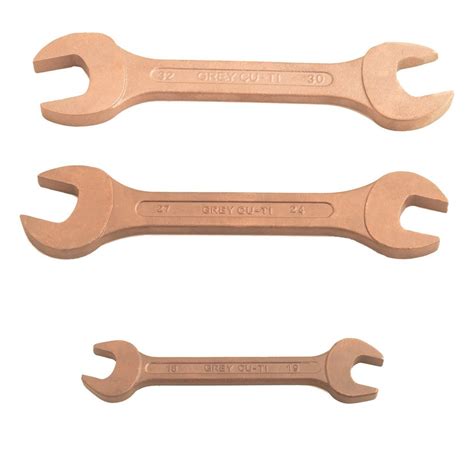 Grey Copper Titanium Non Sparking De Open Spanner Size 6 70 Mm At In Mumbai