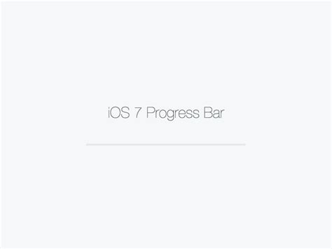 IOS Progress Bar By Marco Biedermann On Dribbble