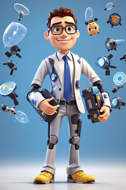 Premium Photo Robotics Education Guru