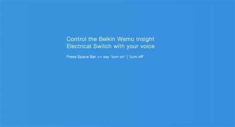 GitHub Nismodao WeMo Voice Voice Recognition Client And Wemo Server Control Wemo Devices