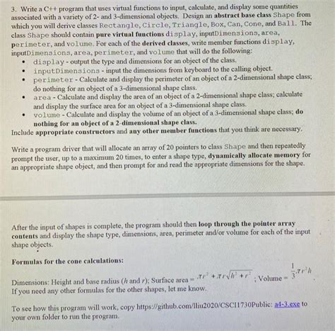 Solved Cusing Namespace Stdplease Follow The Requirement