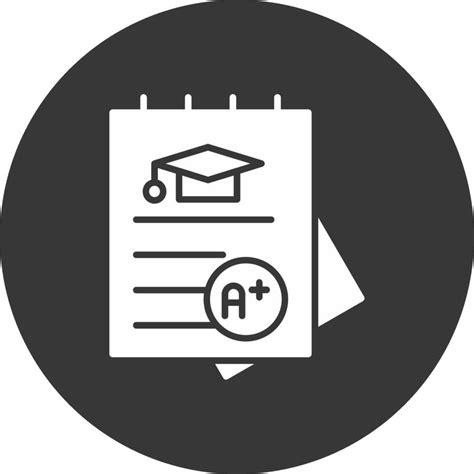 Assignment Glyph Inverted Icon 43433103 Vector Art At Vecteezy