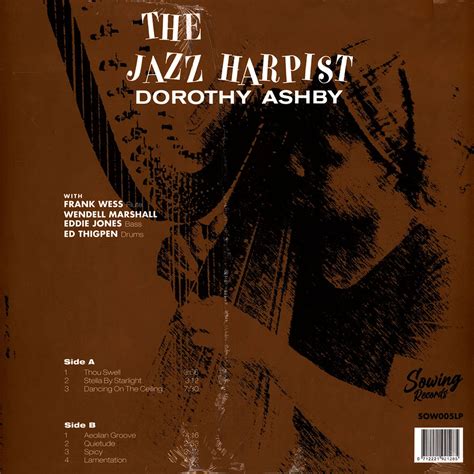 Dorothy Ashby Jazz Harpist Clear Vinyl Edition Vinyl Lp 1957 Eu