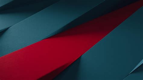 파란색과 빨간색 석판 제품 디스플레이 연단 개념 3d 렌더링 프리미엄 사진