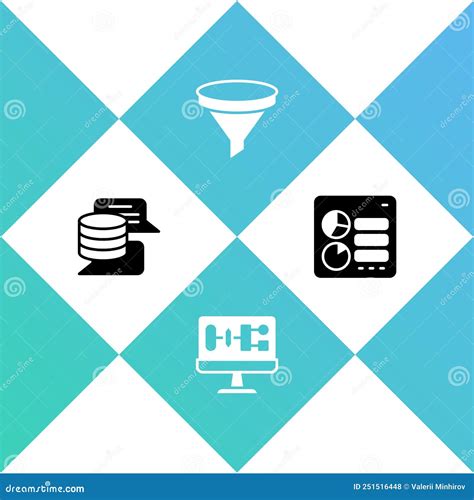 Set Server Data Algorithm Funnel Filter And Computer Api Interface