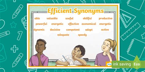 Efficient Synonyms Word Mat Teacher Made Twinkl