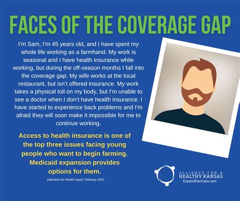 The Faces Of Medicaid Expansion Coverage Gap Alliance For A Healthy Kansas