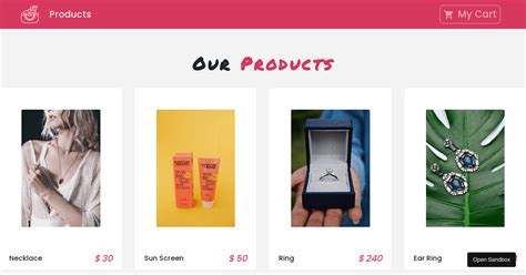 E Commerce Codesandbox E Commerce Codesandbox