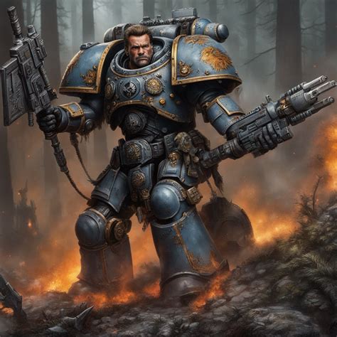 Warhammer 40k Space Wolves Marine 01 By Mccloud316 On Deviantart