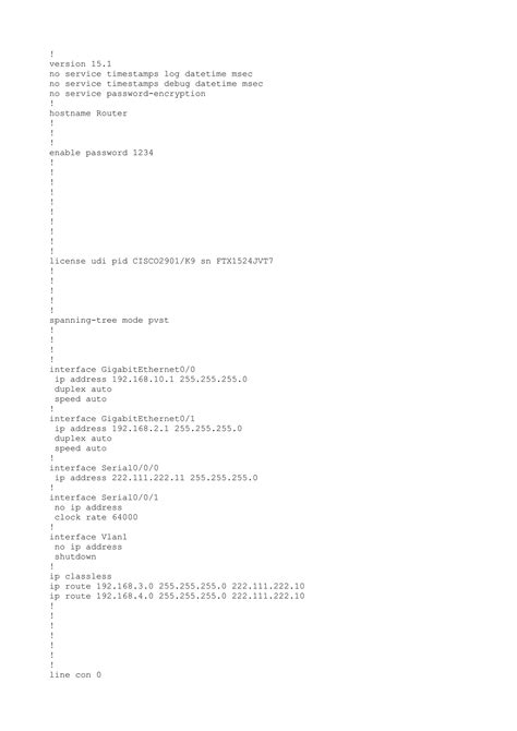 Router Configuration Backup Txt Computer Networking Computing