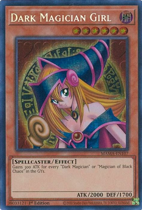 Dark Magician Girl Secret Pharaohs Rare Magnificent Mavens