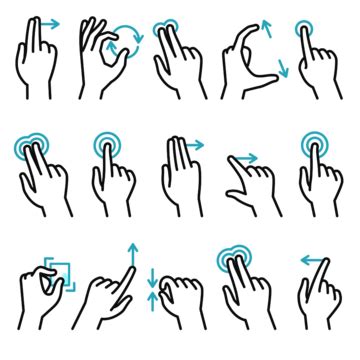 Swipe Gestures Vector Hd PNG Images Hand Gesture Swipe Left Swipe Right Gesture Hand Gesture