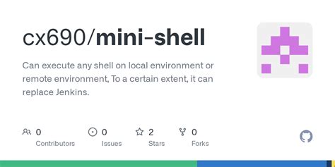 Github Cx690mini Shell Can Execute Any Shell On Local Environment Or Remote Environment To