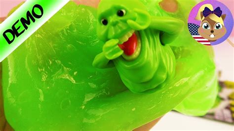 Ectoplasm Slime Ghostbusters English Gross Slime Glows In The Dark Play With Me Youtube