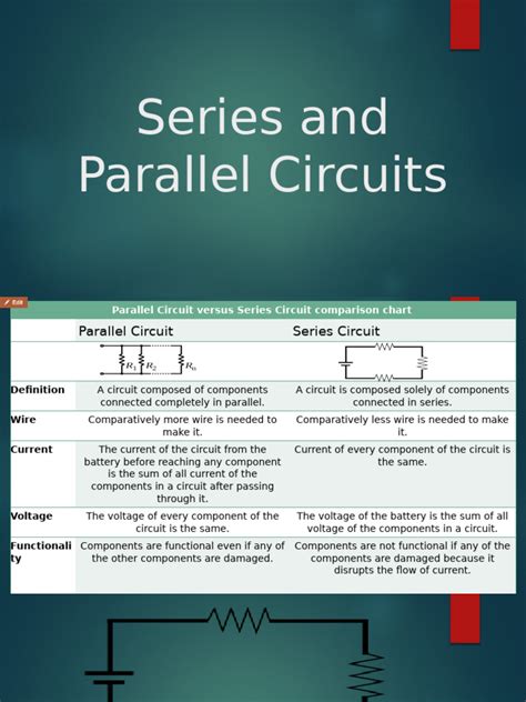 series and parallel circuits pdf