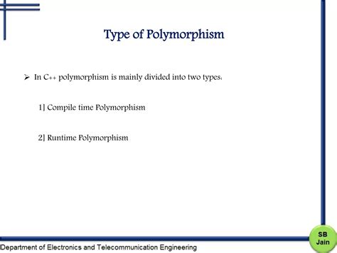 Comparison Between Runtime Polymorphism And Compile Time Polymorphism Pdf