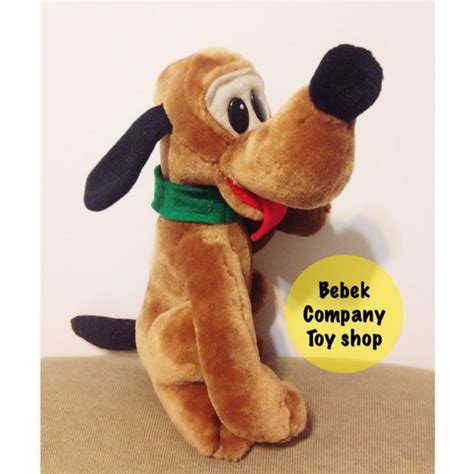 1980s Disney 美國 迪士尼樂園 布魯托 Pluto 狗狗 米老鼠 古董玩偶 絕版 書籍、休閒與玩具 玩具、公仔、桌遊在旋轉拍賣