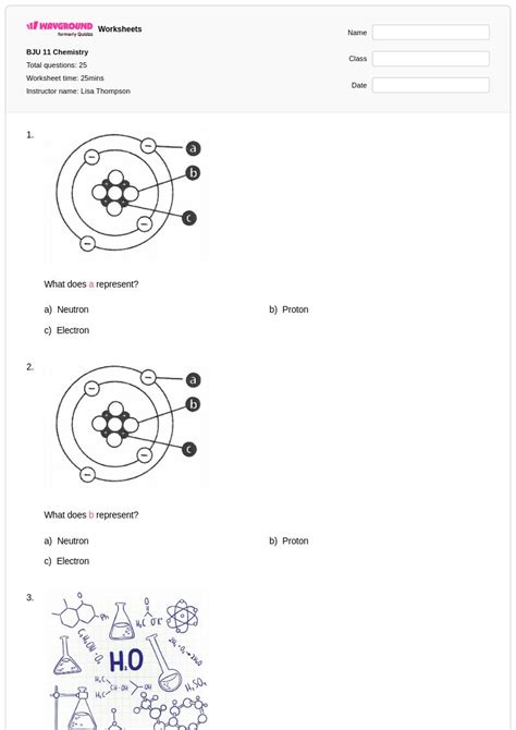 50 Chemistry Worksheets For Grade 9 On Wayground Free And Printable
