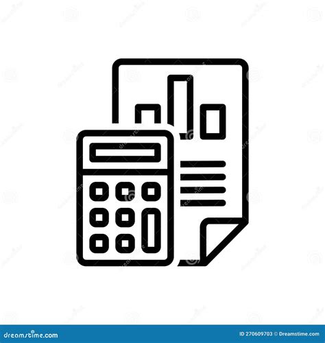 Enumeration Line Icons Collection Classification Counting Listing