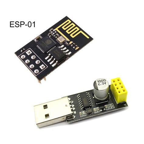 Adaptador Programador Win Esp01 Uart Gpio0 Ch340g Usb Para Esp8266 Esp