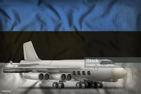 에스토니아 국가 플래그 배경에 폭격기입니다 3 차원 일러스트 레이 션 군용 항공기에 대한 스톡 사진 및 기타 이미지 군용 항공기 그림자 기 Istock